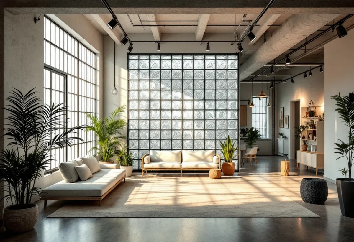 Transforming Interiors: The Art of Glass Block Room Dividers - Real ...